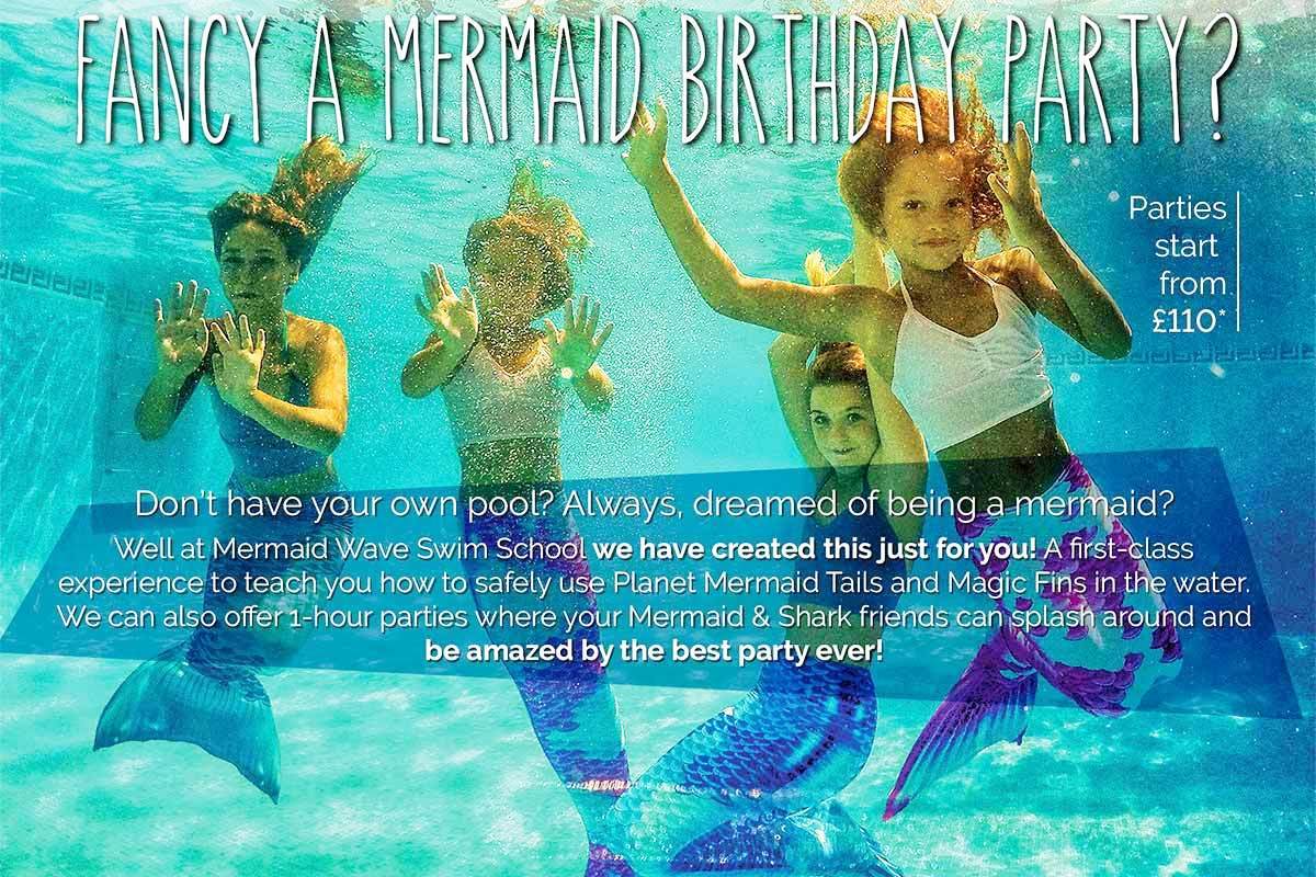 Need Party Inspiration Ideas? Give Mermaid Wave Swim parties a go ...