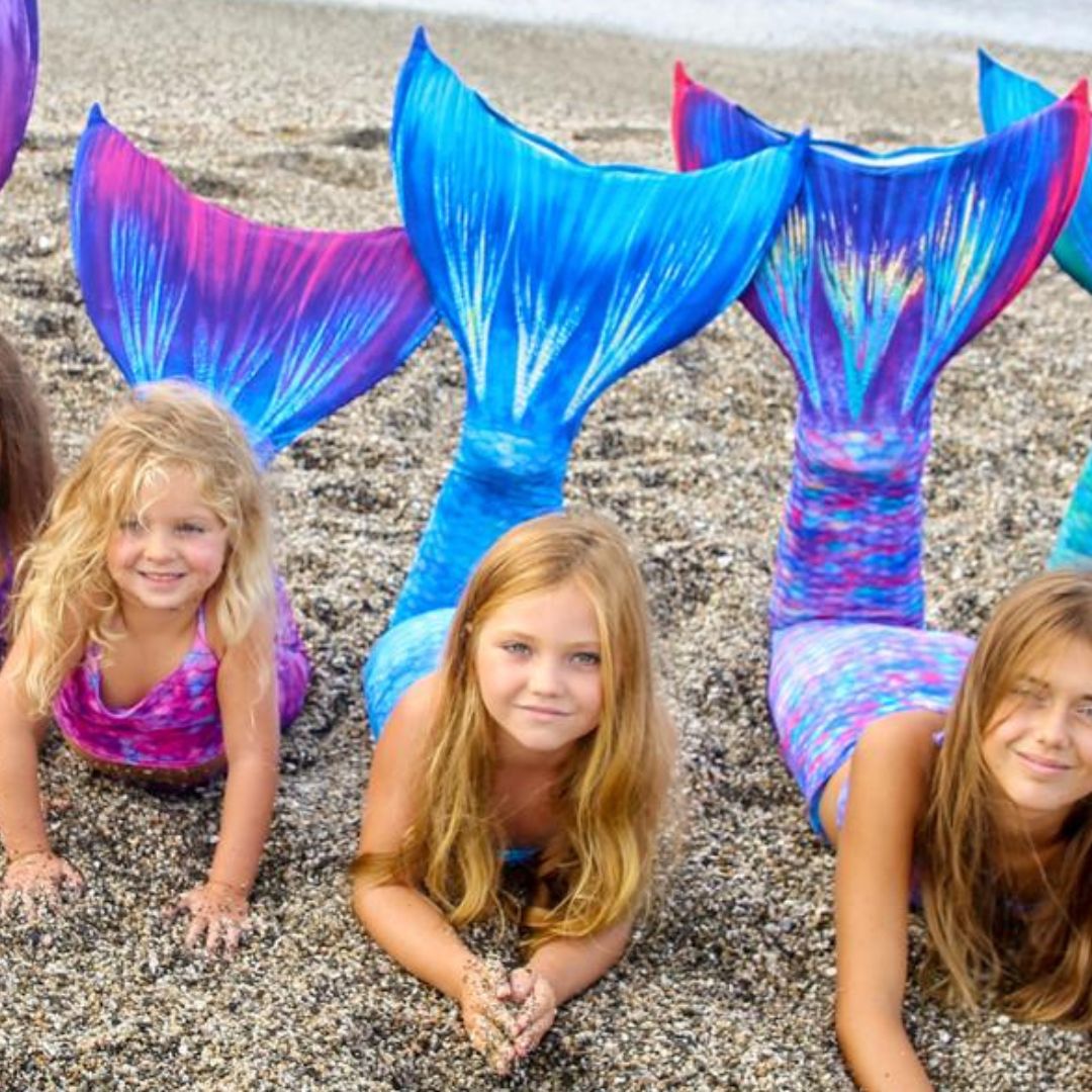 Frozen Aqua Blue Mermaid Tail Set | Planet Mermaid UK