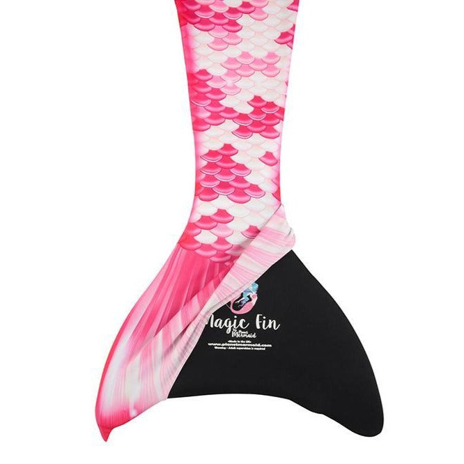 Realistic Girls Mermaid Tail in Chelsea Rose Pink by Planet Mermaid