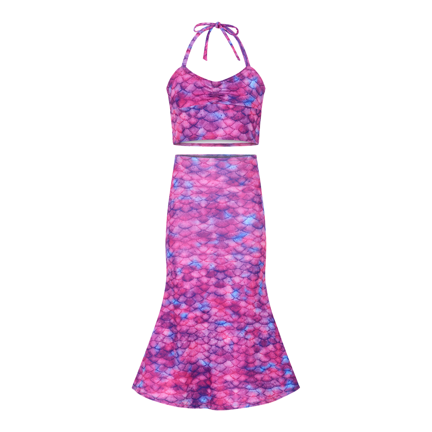 Toddler Swimming Skirt and Bikini - Planet Mermaid