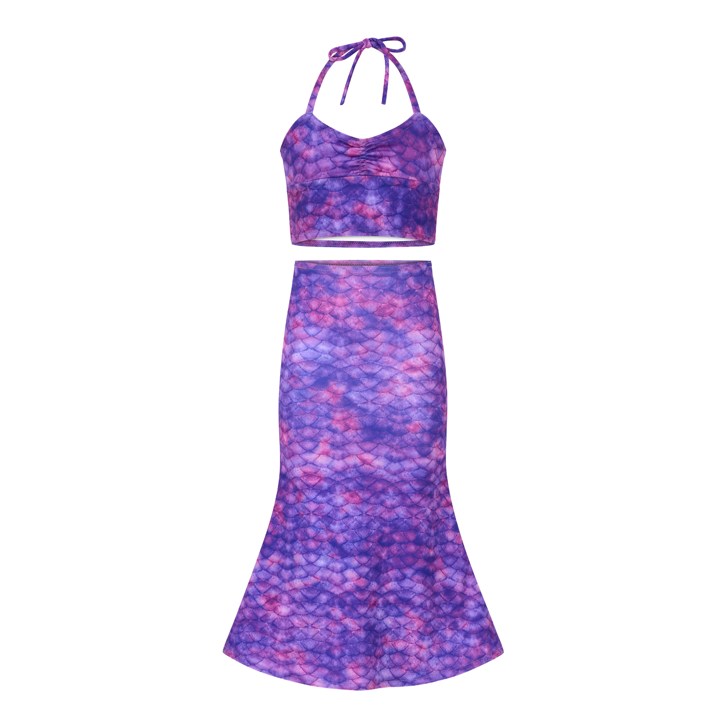 Toddler Swimming Skirt and Bikini - Planet Mermaid