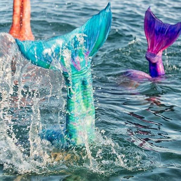Real Mermaid Tail Fantastic Blue Swimmable Mermaid Tails For Adults